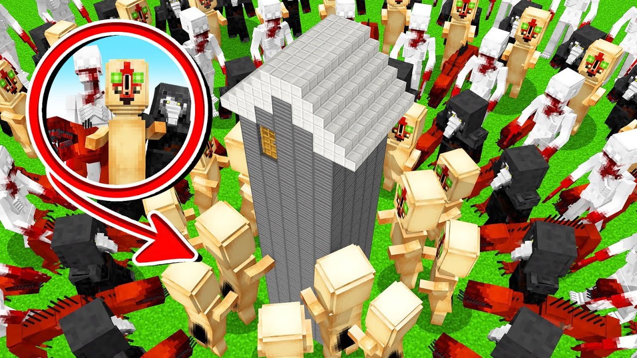 ABRI 100 CASAS DE SCPS no MINECRAFT!! *final* - Fundação SCP - YouTube