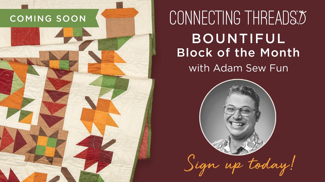 Coming Soon! Bountiful Block of the Month - YouTube
