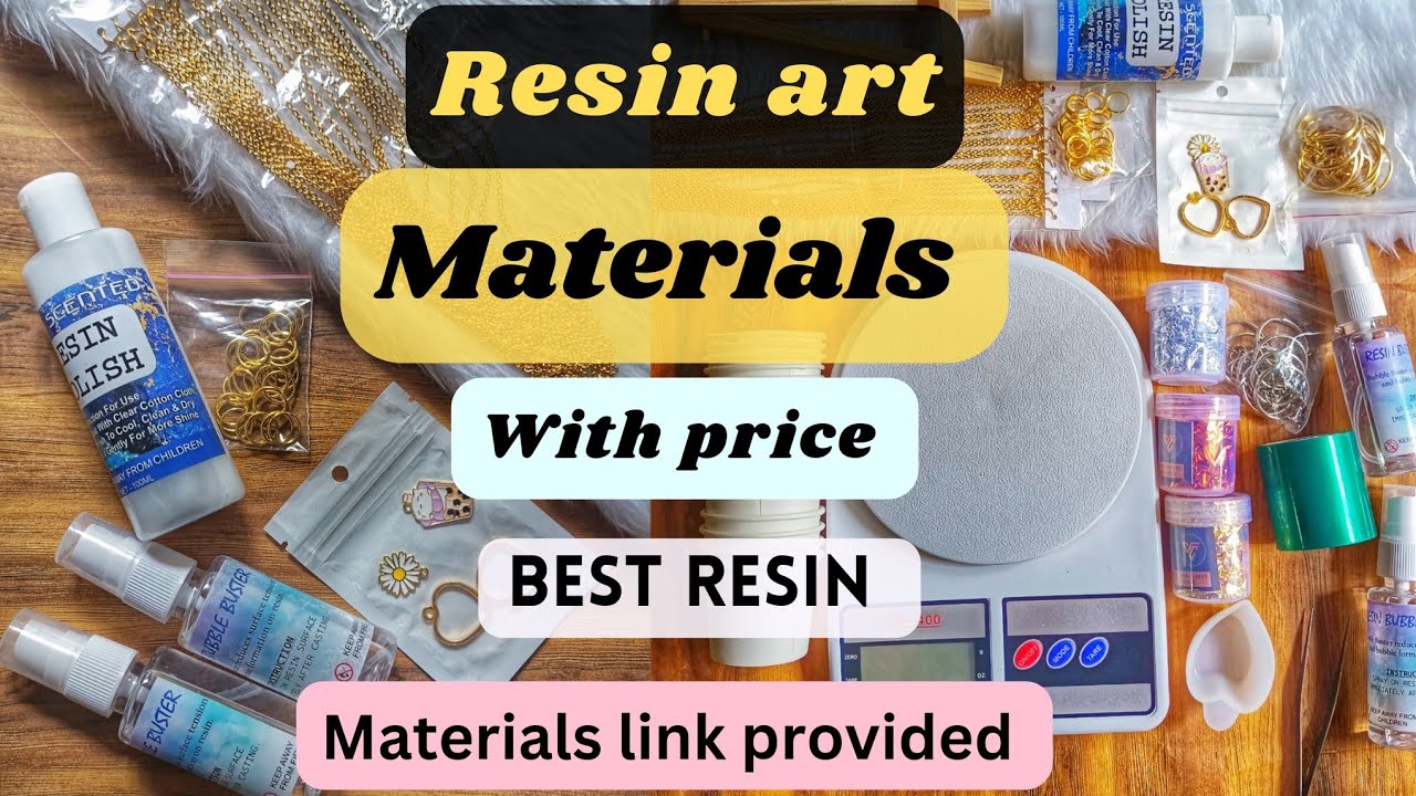 Resin art materials with price and from where to buy ️#resinart # ...