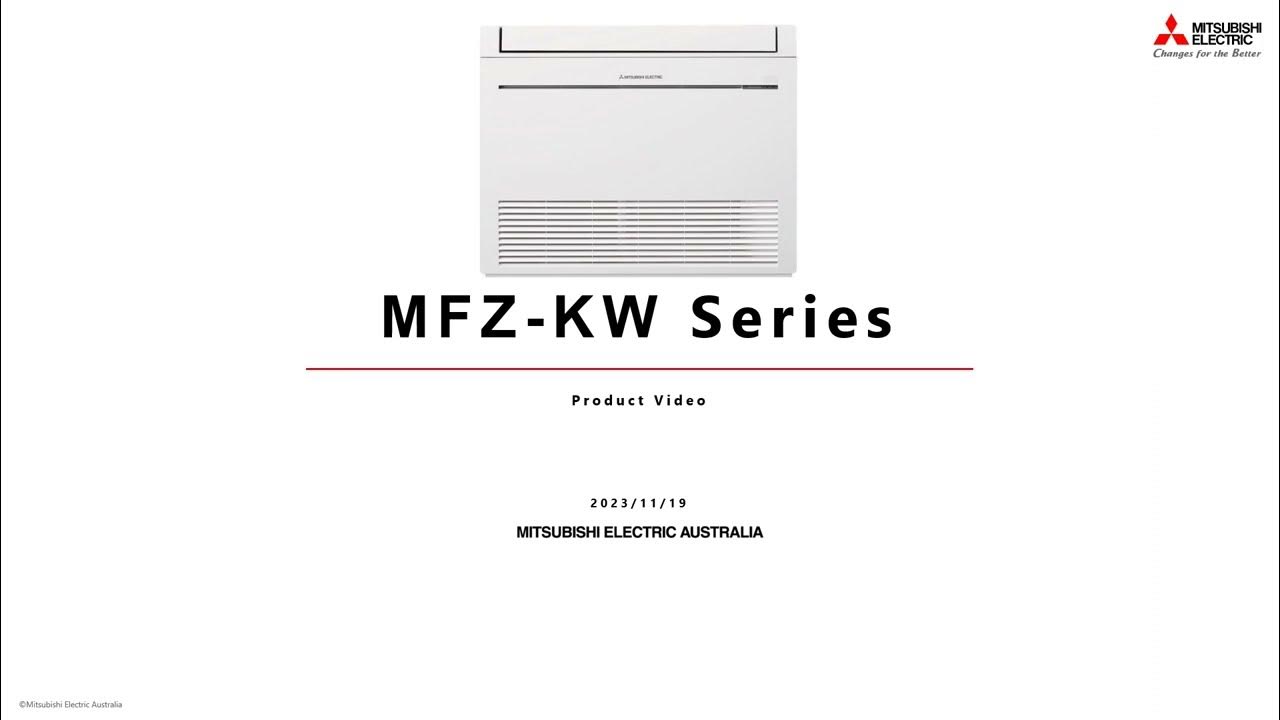 Mitsubishi Electric MFZ-KW Floor Standing Air Conditioner - YouTube