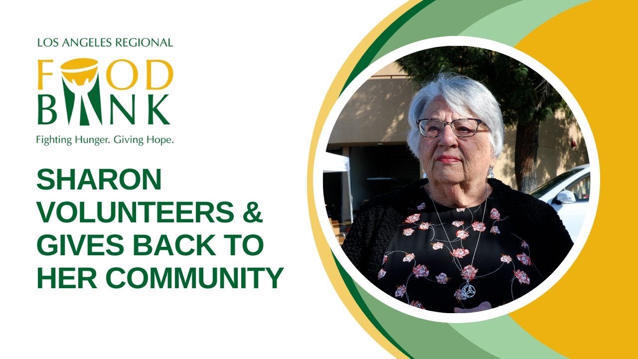 Sharon Volunteers at a Food Bank Partner Agency and Gives Back to her ...
