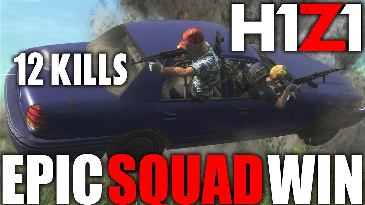 H1Z1 PS4 MOST EPIC SQUAD WIN | 12 KILLS SOLO THE CARRY WAS STRONG WITH ...