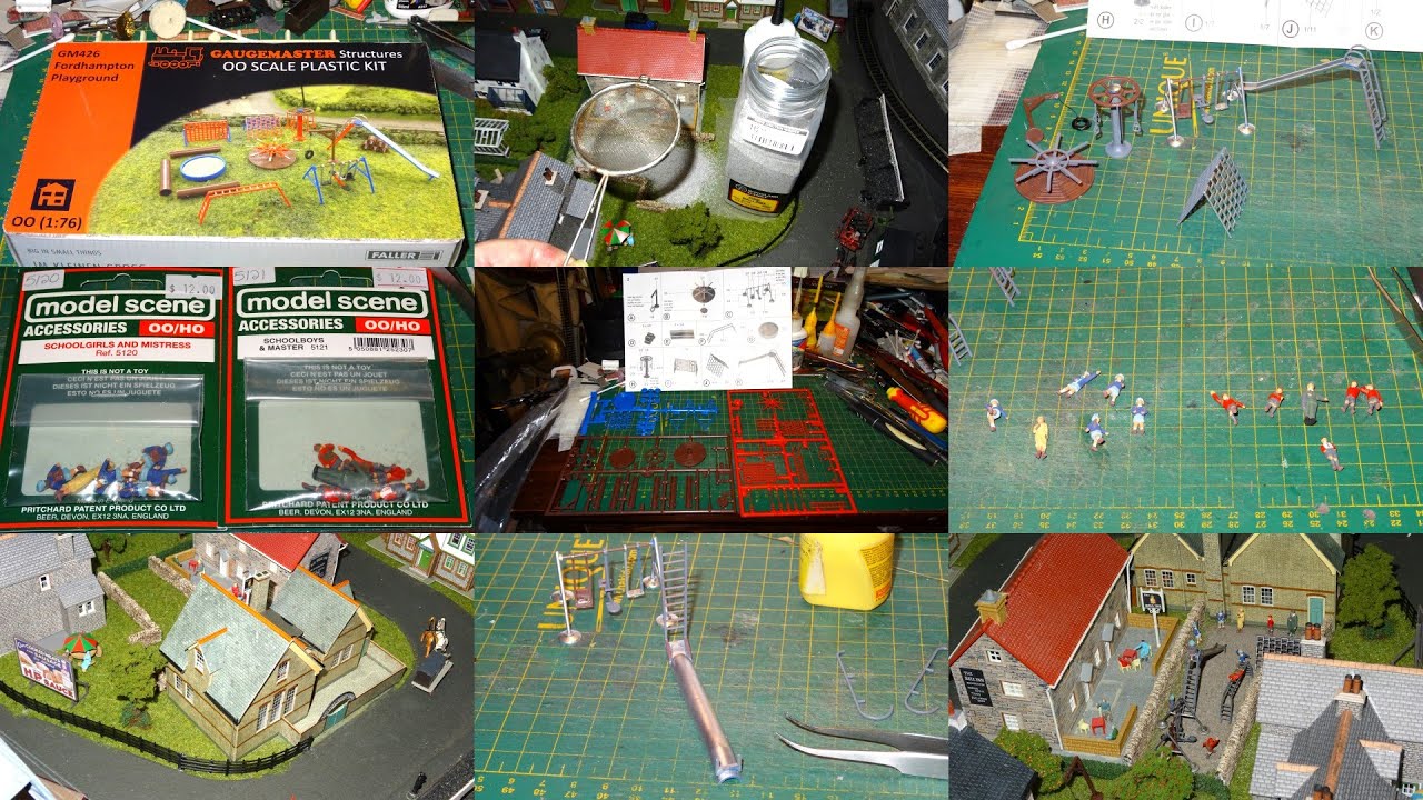 OO Gauge 103, School Playground - YouTube