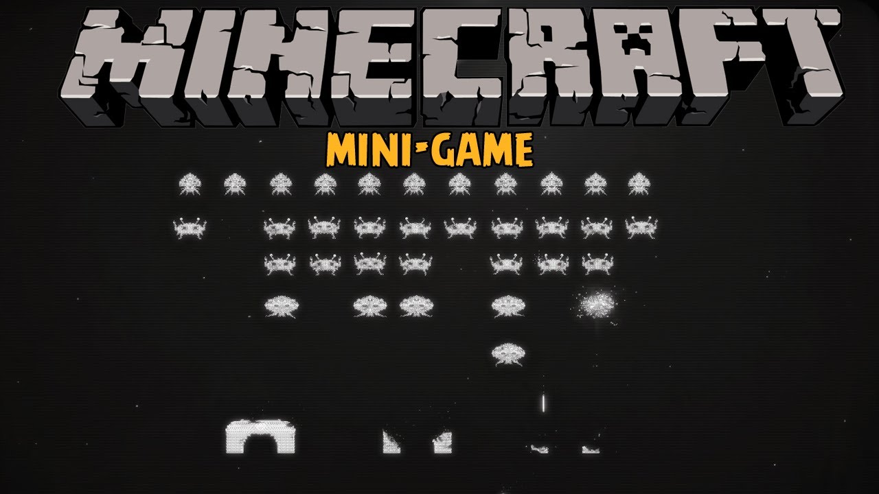 MINECRAFT MINI-GAME│Space Invaders│ - YouTube