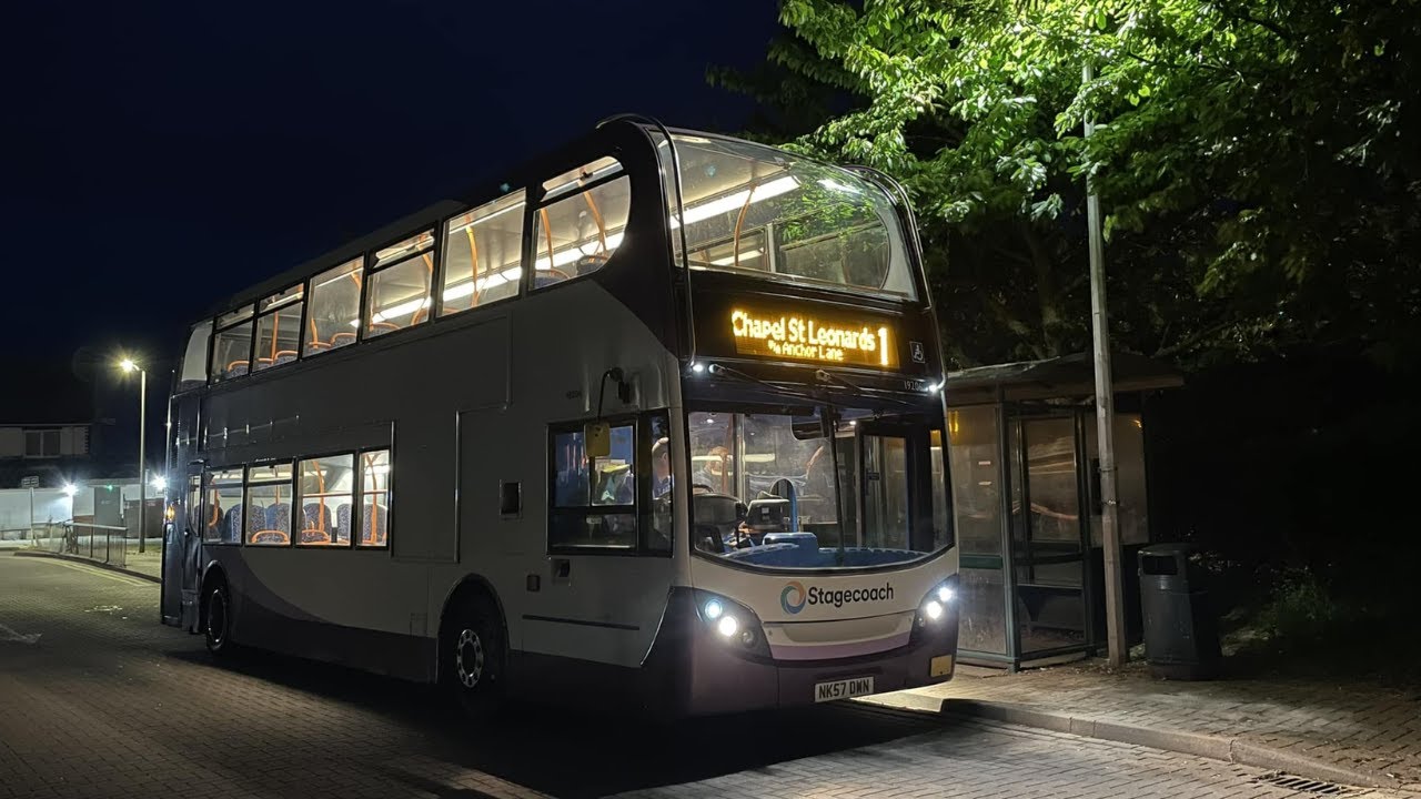 Beast | Stagecoach East Midlands 19206 (NK57 DWN) Route 1 - YouTube