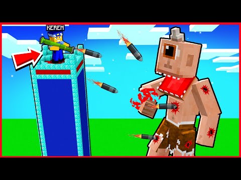 TEPEGÖZ, KEREM KOMİSER KULESİNE SALDIRIYOR! 😱 - Minecraft