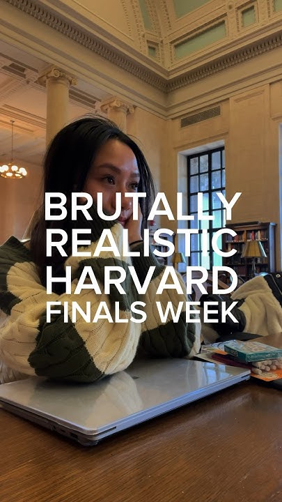 *BRUTALLY REALISTIC* Harvard Finals Week Vlog - YouTube
