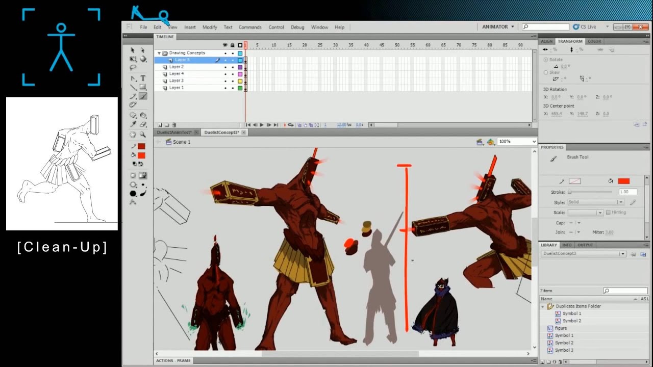 Speed Animation : Run Cycle - YouTube