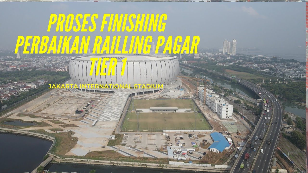 proses finishing tembok tier 1 hampir selesai Jakarta international ...