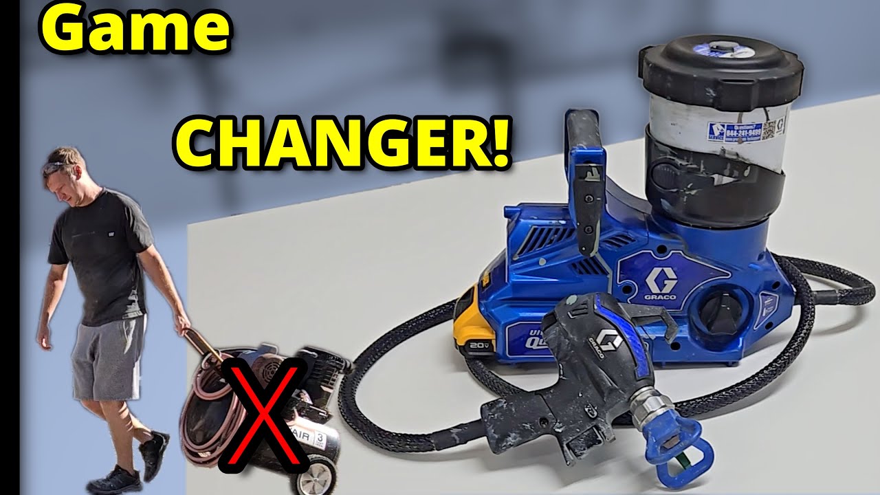 Finally The Ultimate Battery-Powered Airless Sprayer - Graco QuickShot ...