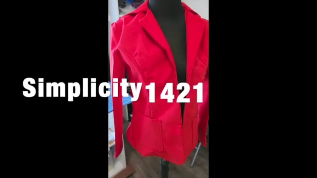SIMPLICITY PATTERN #1421 SEW-ALONG: THE Blazer - YouTube