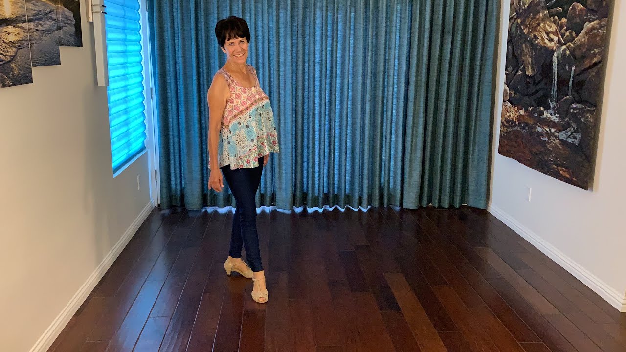 Cowboy Cha Cha line dance demonstration and tutorial by Stephie - YouTube