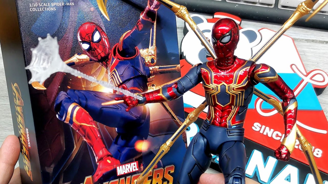 ZD Toys Iron Spider action figure. Unboxing and review. Marvel Avengers ...