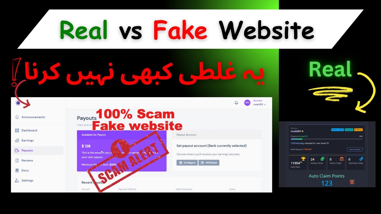 Real vs Fake Website | Watch Before You Get Scammed - YouTube