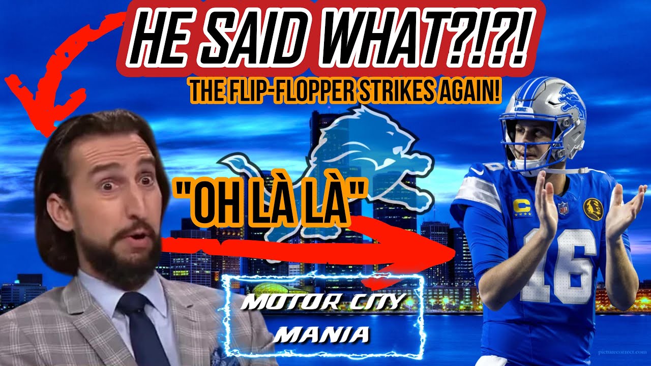 NFL Analyst Makes BLATANT Statement Of HYPOCRISY To The Lions! - YouTube