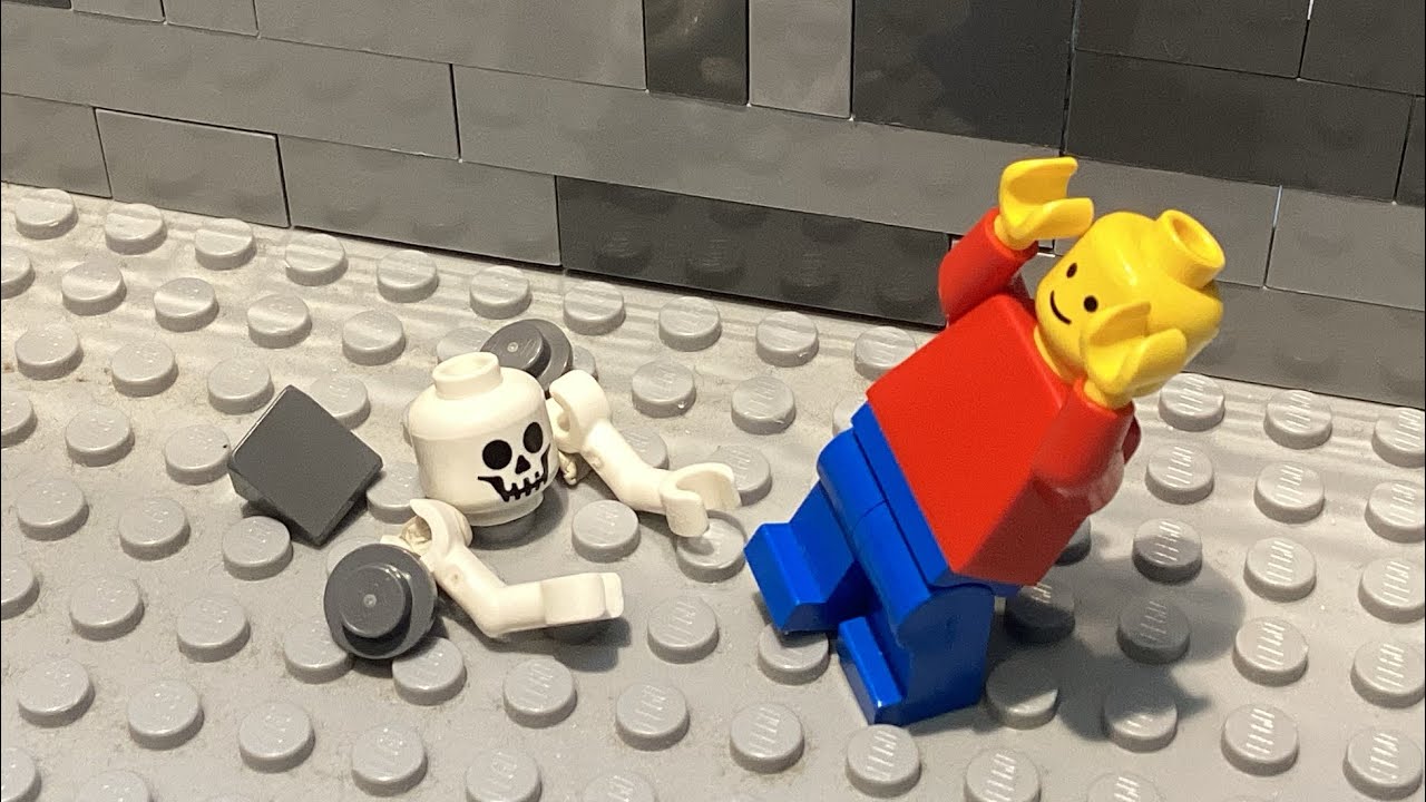 Skeleton Kills Lego Man - YouTube