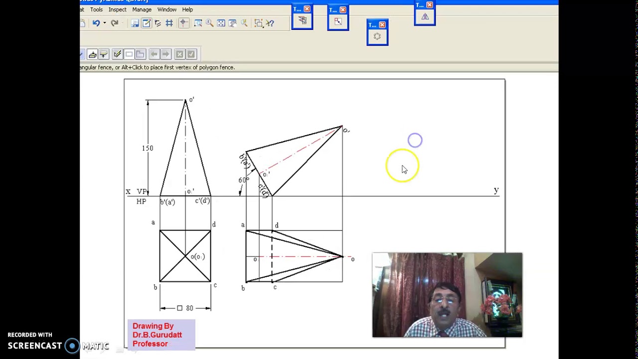 Projection Of Pyramids Session 1 - YouTube