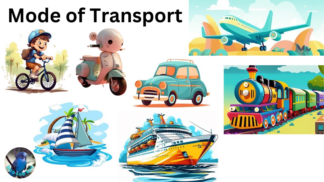 Mode of Transport| Transportation| Mode of Transport for kids| Kids ...