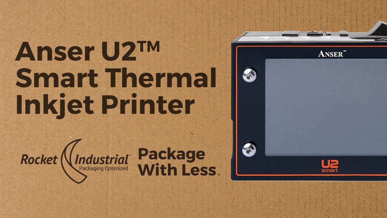 Inkjet Printer on a Case Sealer | See It In Action! - YouTube