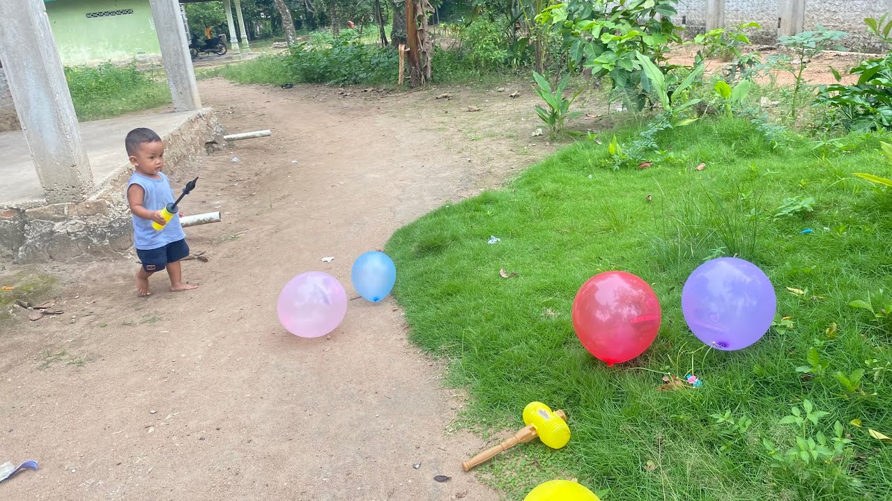MEMOMPA BALON KARAKTER,BALON WARNA WARNI - YouTube