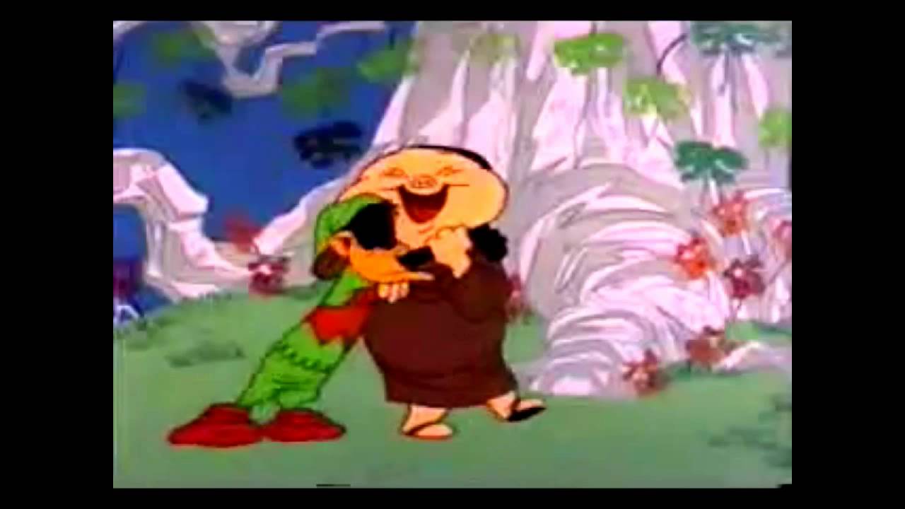Daffy Duck & Porky Pig Face To Face Laugh! - YouTube