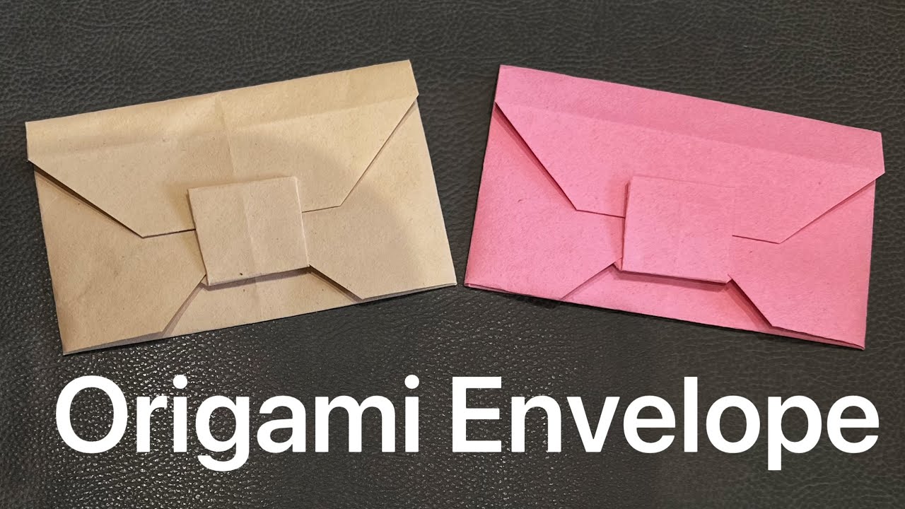 How to Make an Origami Envelope | A4 Paper Folding Tutorial | DIY Paper ...