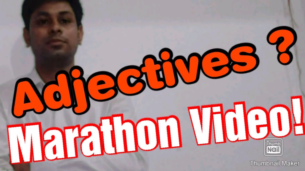 Adjectives and its all types in a single video - YouTube