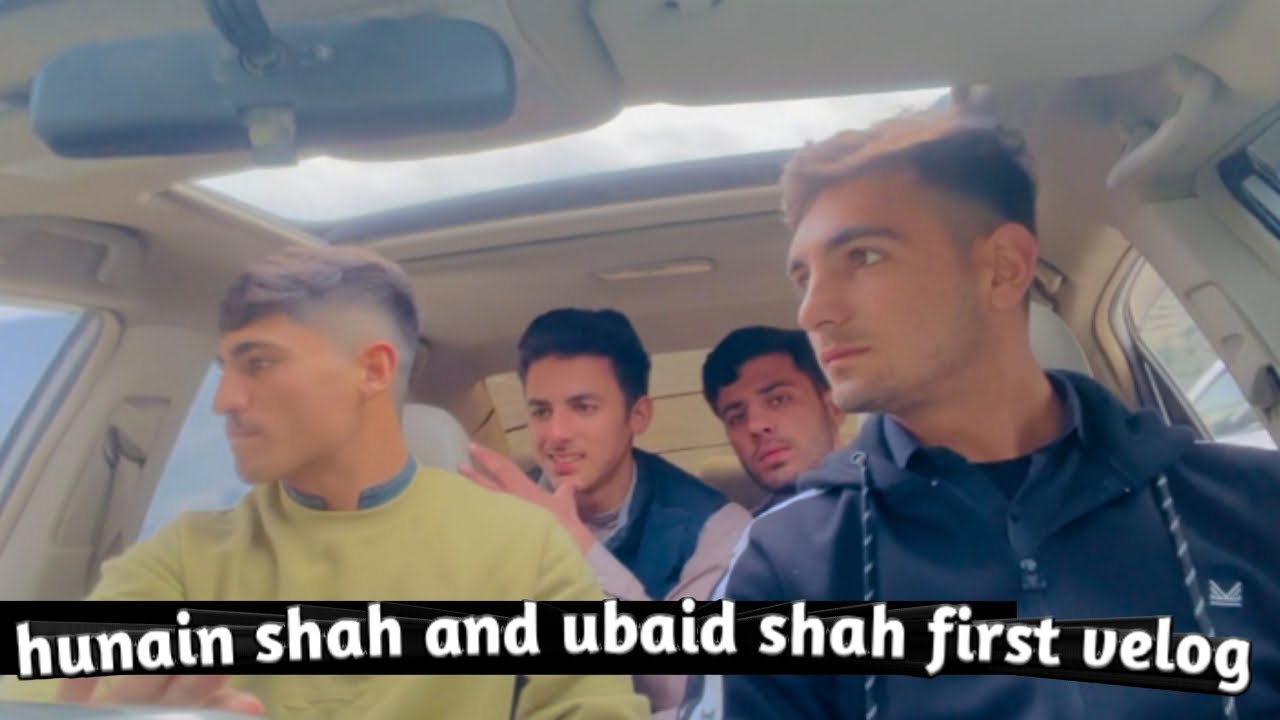 ubaid shah and hunain shah first velog on you tube - YouTube