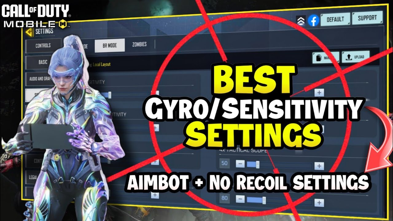 New Aimbot Sensitivity/Gyroscope Settings For Cod Mobile📲 (MP & BR ...