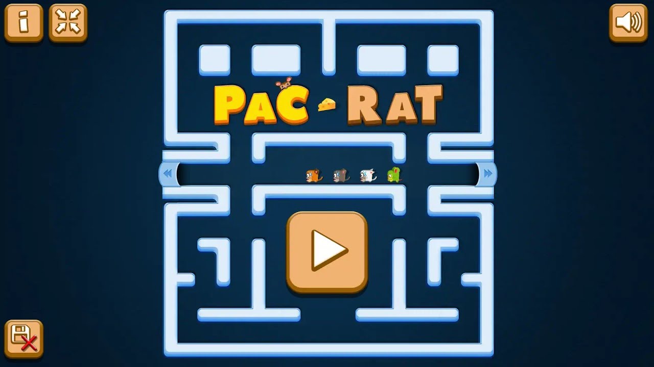 Pacman Pac-Rat GamePlay - All Levels - YouTube