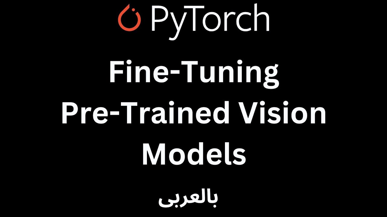 Fine Tuning Pretrained Vision Models بالعربى Using Pytorch Youtube