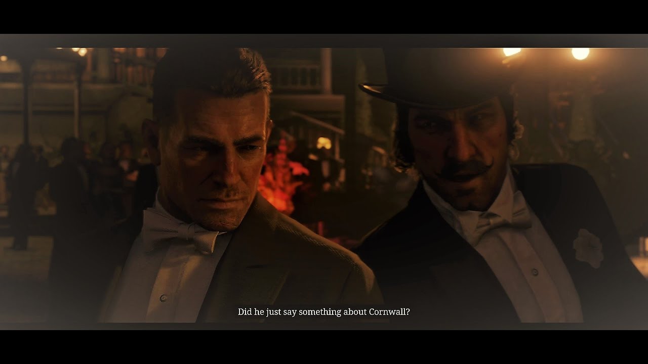 Red Dead Redemption 2: The Gilded Cage (Party at Mayor's House) - YouTube