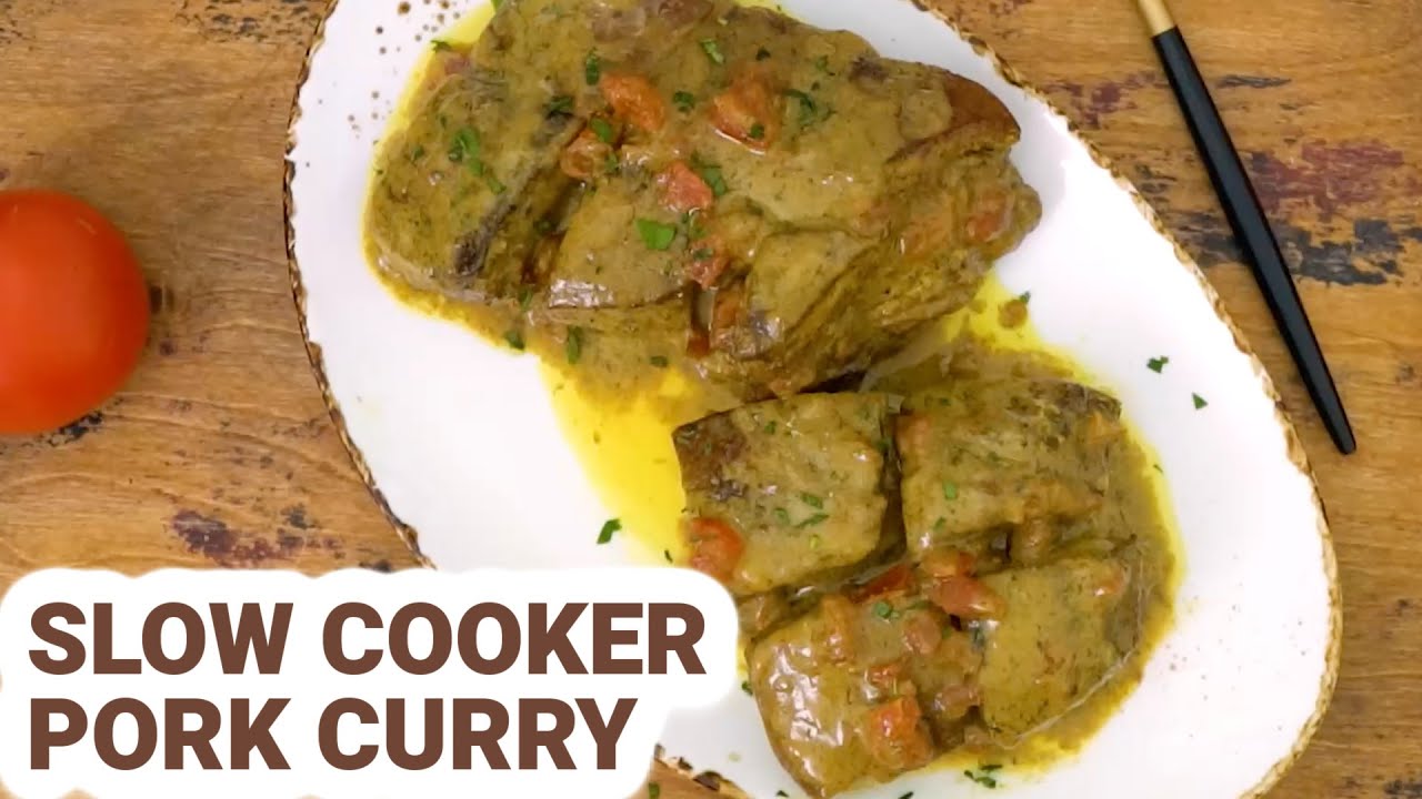 Slow Cooker Pork Curry (Paleo, Keto) - YouTube