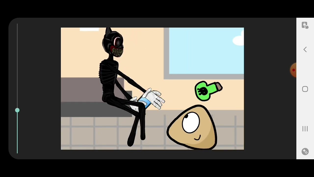 Cartoon Cat Intenta Mat4r A Pou - YouTube