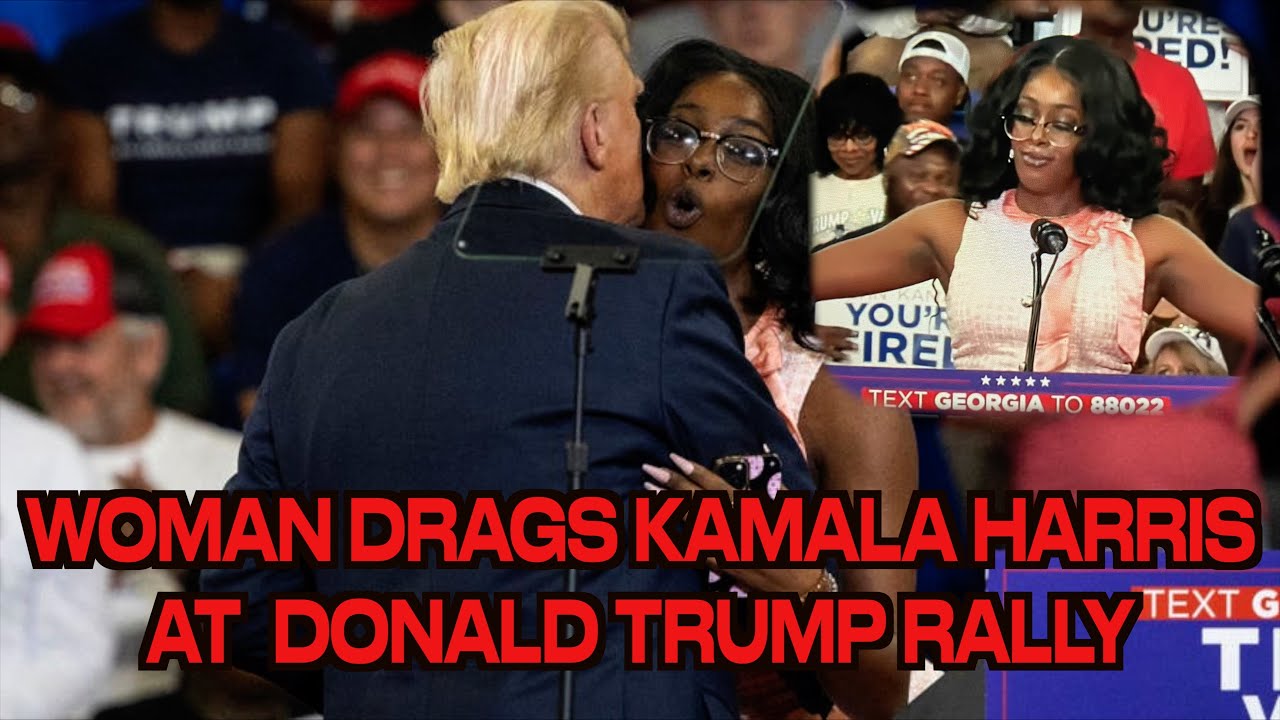 Michaela Montgomery attacks Kamala Harris at the Atlanta Trump Rally ...