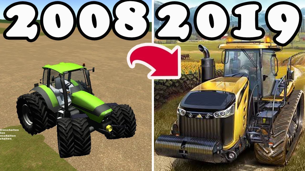 The Evolution of (2008-2018)/Farming Simulator - YouTube