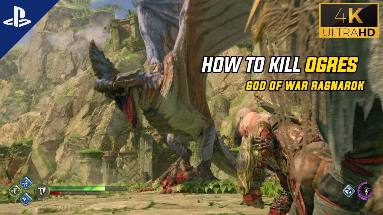 How to kill Ogres The Jungle Vanaheim - God of war ragnarok - YouTube