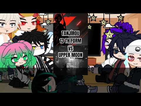 Hashiras react to Tanjiro vs uppermoons @burosensei