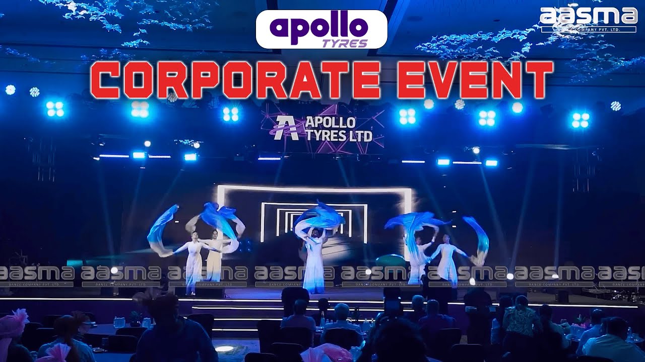 Flying Fan Act by Aasma Dance Company | Apollo Tyres Corporate Event ...