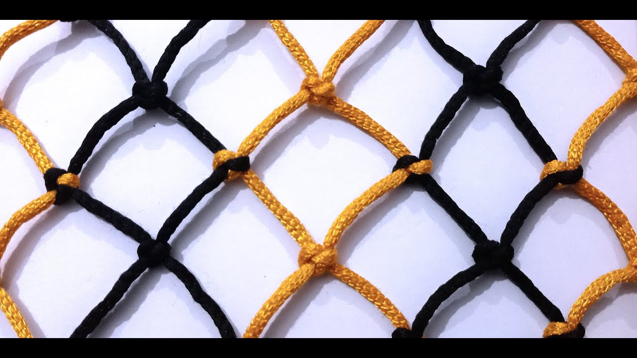 Bull hitch knot/Making a Net -Snake knot -Try knot and Craft - YouTube