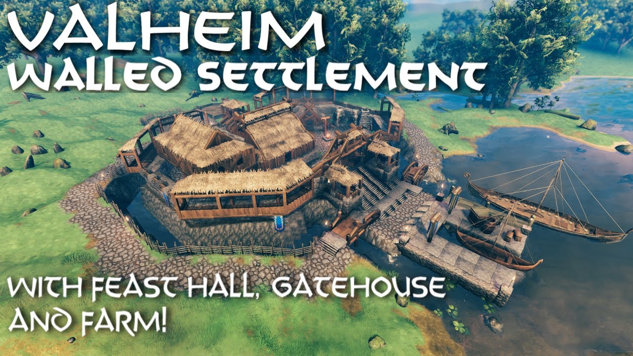 Valheim | Fortified settlement & 5 building tips learned along the way ...