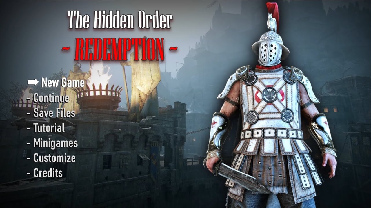 Main and Minigames Menus [Preview] | The Hidden Order : Redemption ...