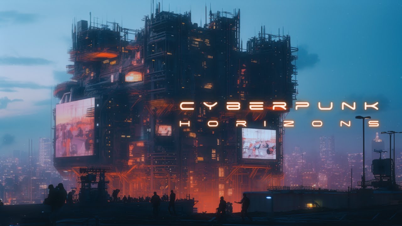 Cyberpunk Horizons - Ethereal Synthwave Ambience - 1 HOUR of Massive ...