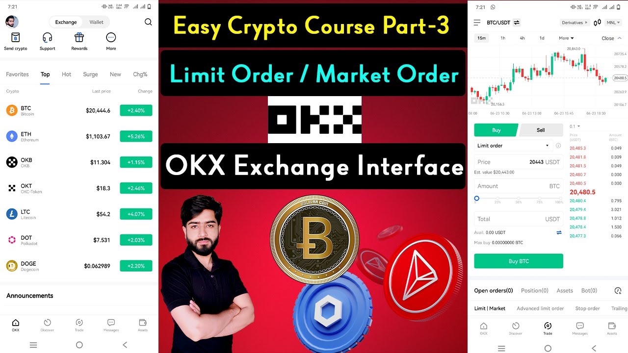 OKX Exchange Interface | Limit Order / Market Order | Easy Crypto ...