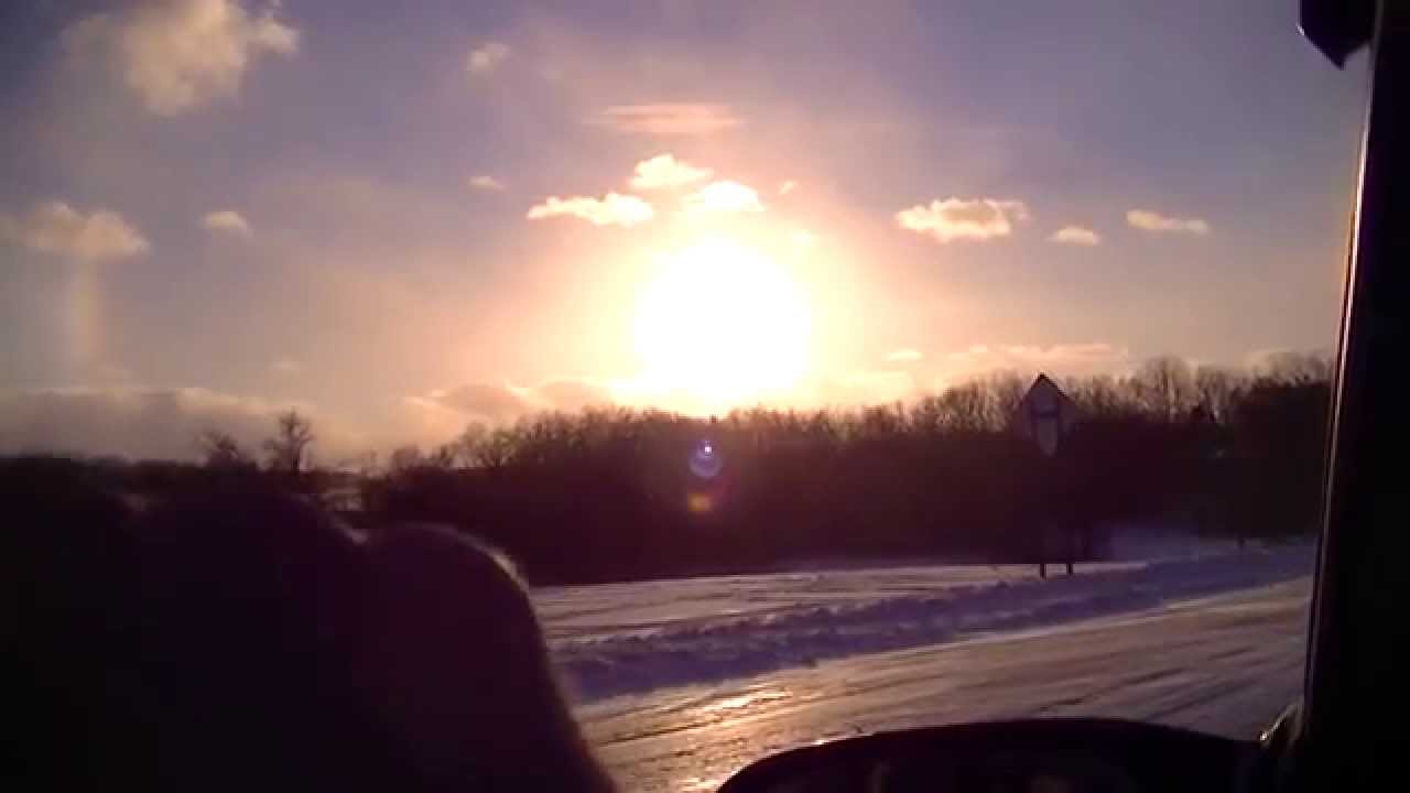 Sun Dog POLAR VORTEX Blizzard Brutal Cold Minnesota Whiteout Conditions ...