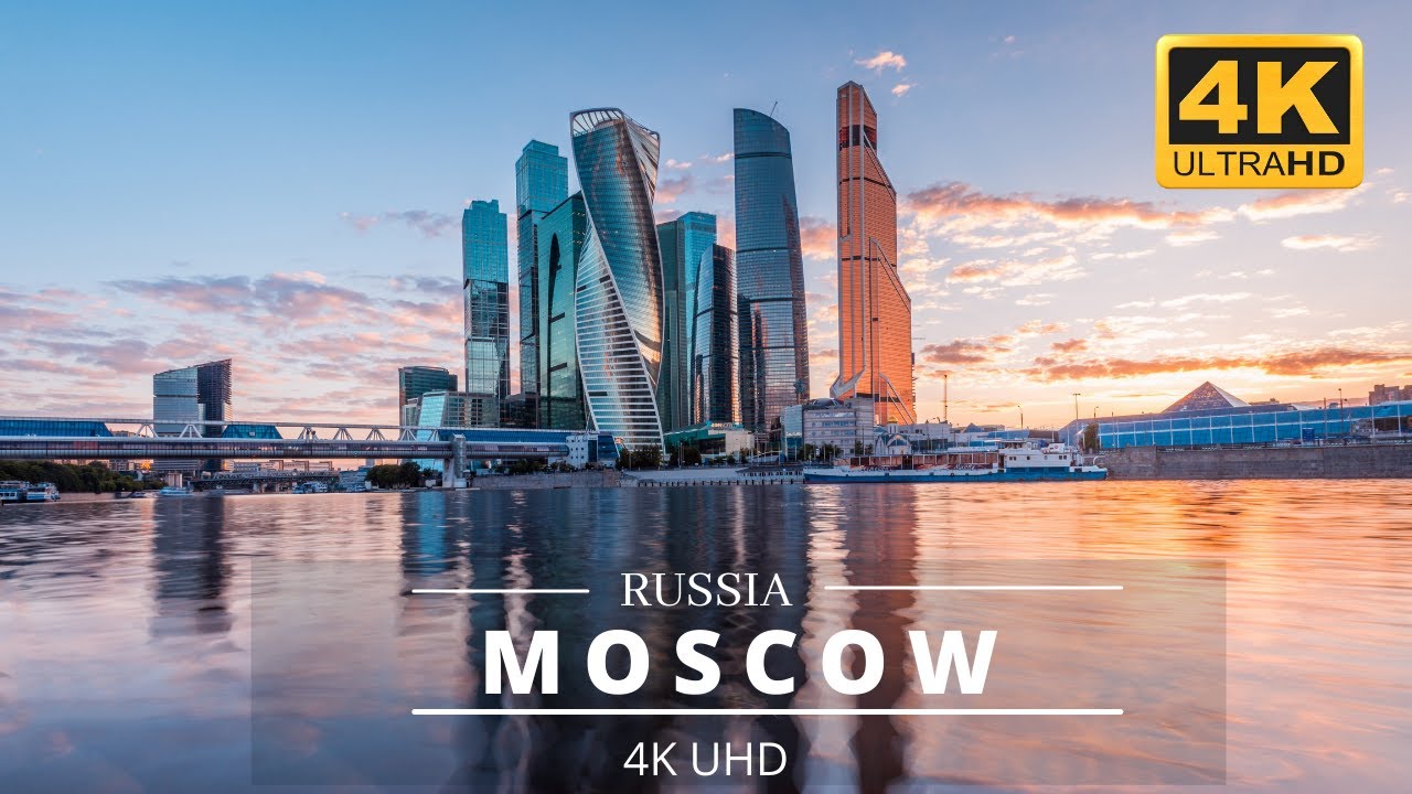 Moscow Russia by Drone [4K] || Moscow UHD Drone Video | Moscow drone ...