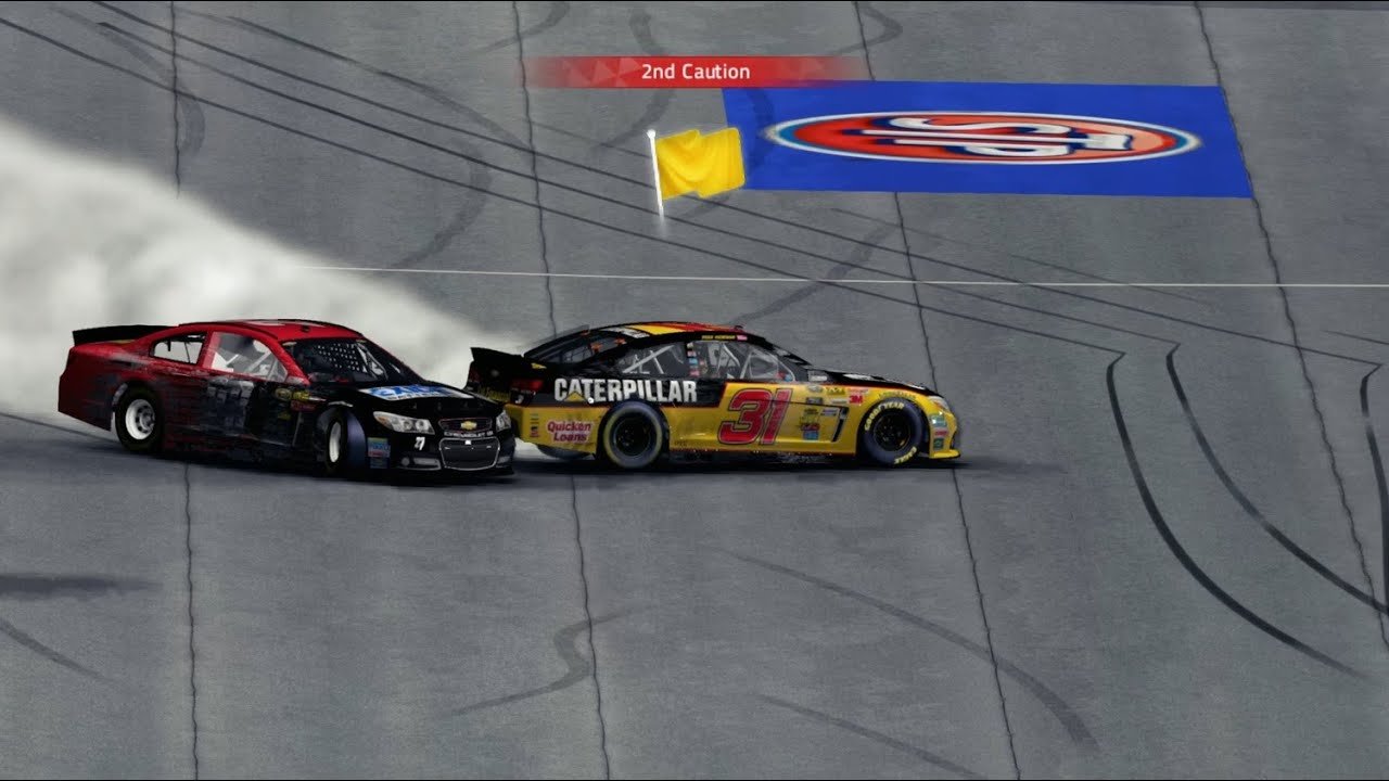 RACE 9 DAH LAH YANG PENTING FINISH | NASCAR 2014 CAREER - YouTube