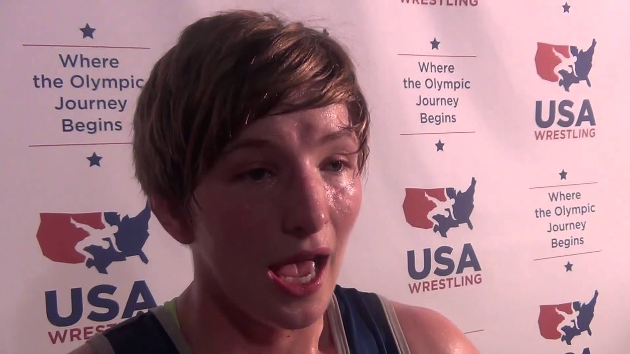 Whitney Conder, 53 kg World Team Trials women's freestyle champion ...