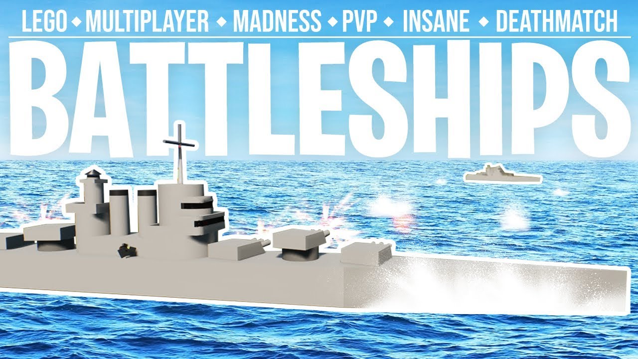 EPIC LEGO BATTLESHIP PVP !!! FUNNY MULTIPLAYER!!- Brick Rigs ...