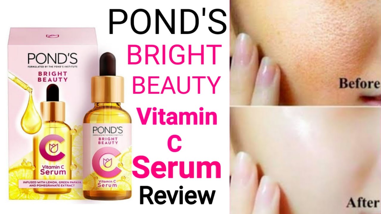 POND'S BRIGHT BEAUTY Vitamin C Serum Review|vitamin c serum|How to use ...